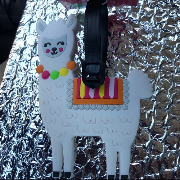 Accessories | Silicone Llama Travel Name Tag | Poshmark